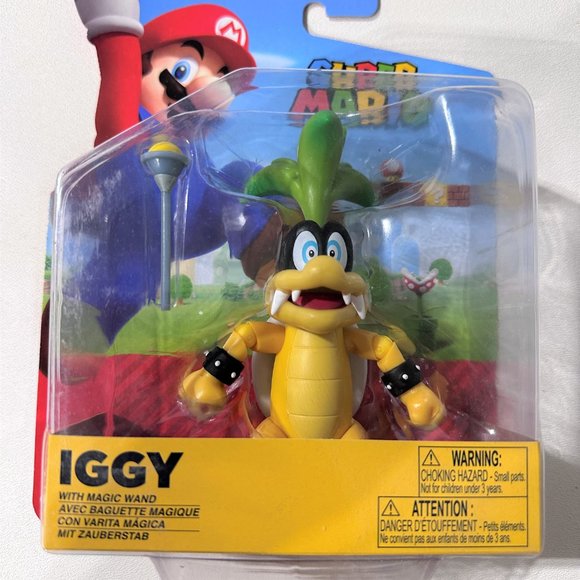 Toys | Super Mario Iggy 4 Figure With Magic Wand 222 Jakks Pacific ...
